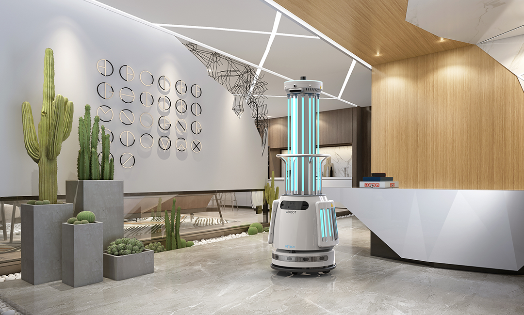UVC disinfection robot Adibot-A I🤖 Robostore