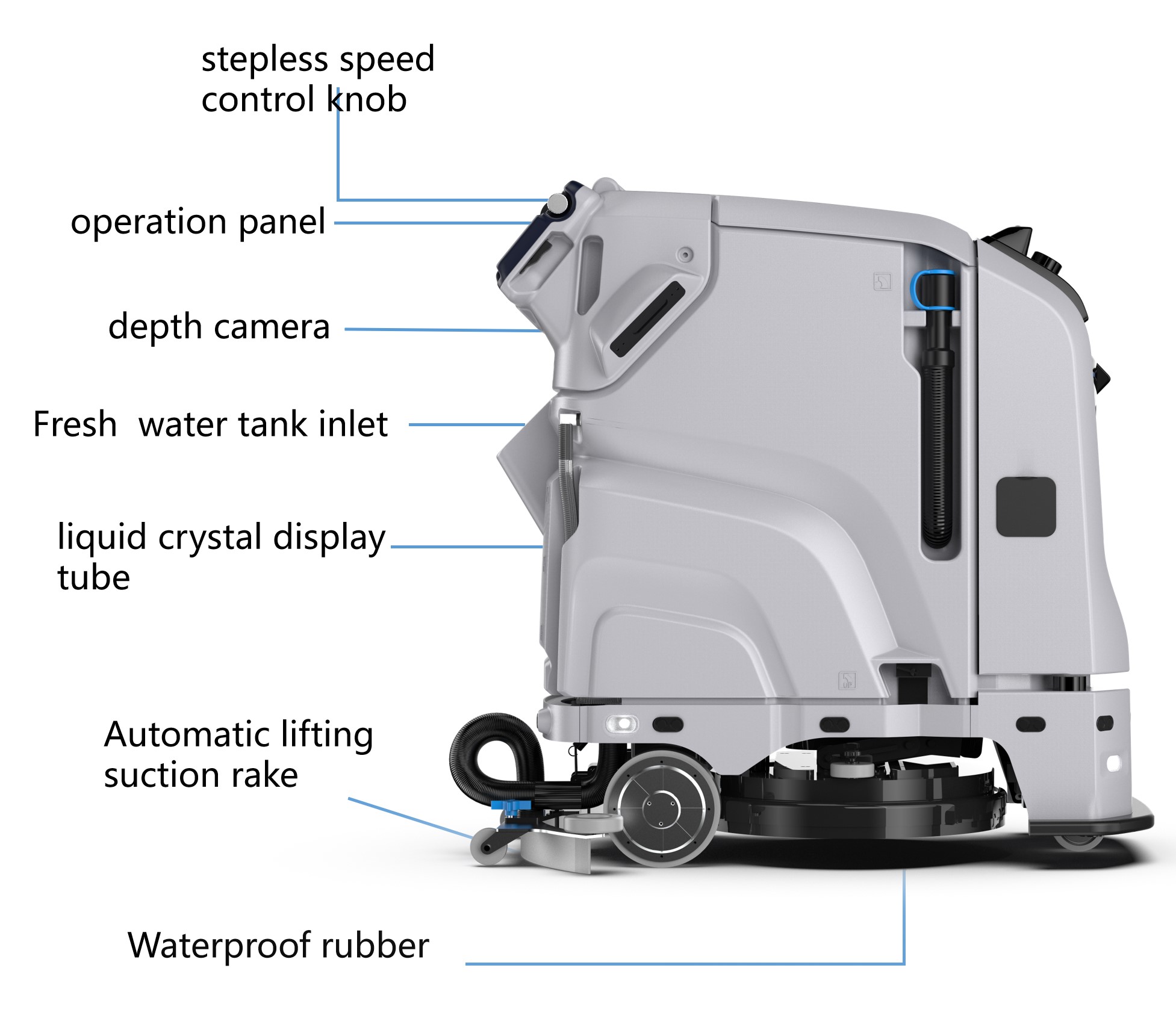 Professional cleaning robot for public spaces Cleinbot M79